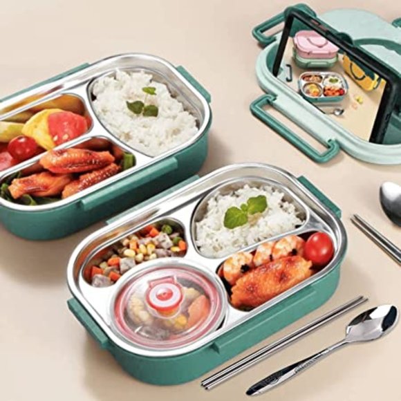 MGANEL | Kitchen | Bento Box Lunch Box Stainless Steel Liner With ...
